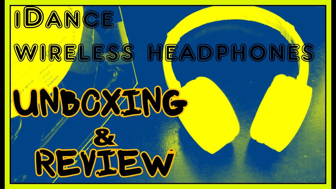 iDance Blue50 Wireless Bluetooth Headphones - Unboxing