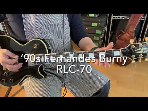 Fernandes Burny RLC-70 '90s Vintage MIJ Les Paul Custom Type | Reverb