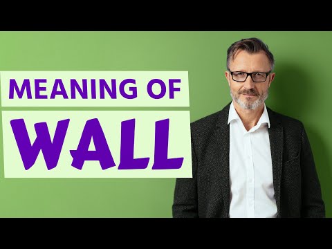 Wall | Meaning of wall