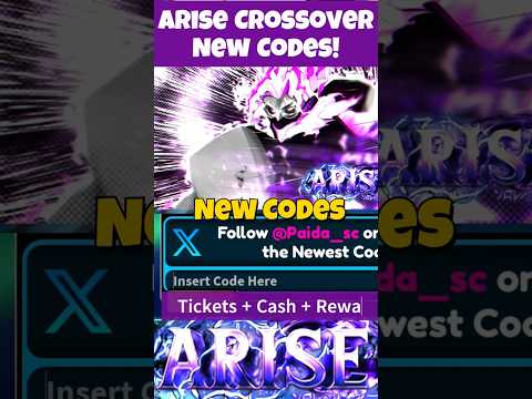New Codes! Arise Crossover Codes - New Codes For Arise Crossover Roblox 2025 UPDATE!