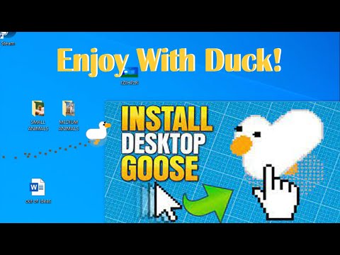 Desktop Goose Took Over My Computer |What if the Untitled Goose Game was your entire computer? |2021