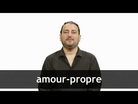 How to pronounce AMOUR-PROPRE in French