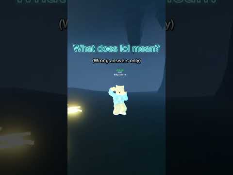 What does lol mean? #shorts #roblox