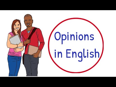 Asking for and Giving Opinions in English// Intermediate English Lesson