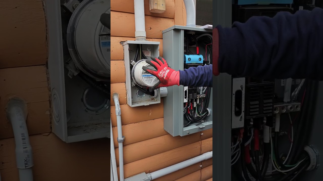 Kohler 20 KW Stanby Generator 200 Amp Automatic transfer switch terminations. #electrical #generator