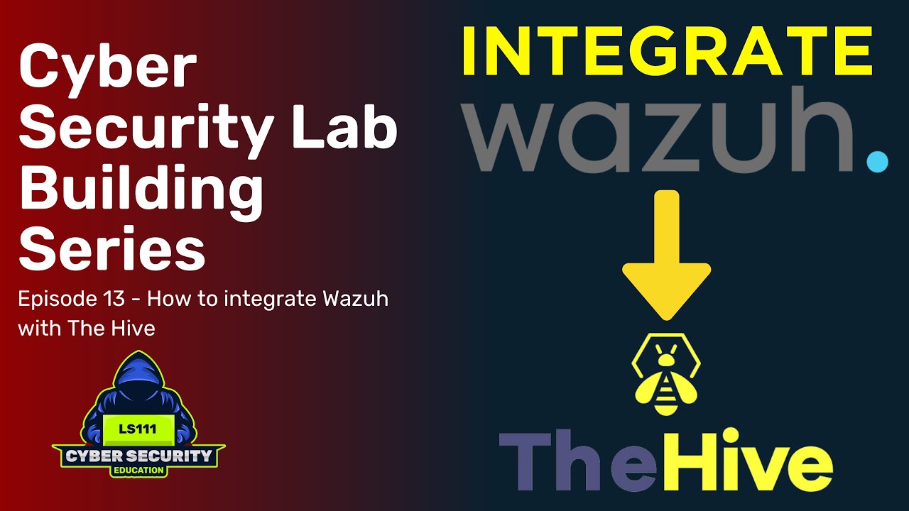 How to Integrate Wazuh & TheHive - Virtual Lab Building Series Ep: 13