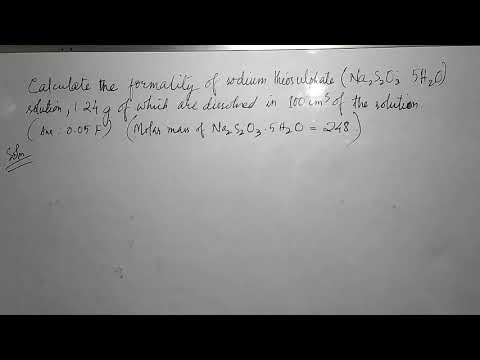 Formality Numerical Problem | English