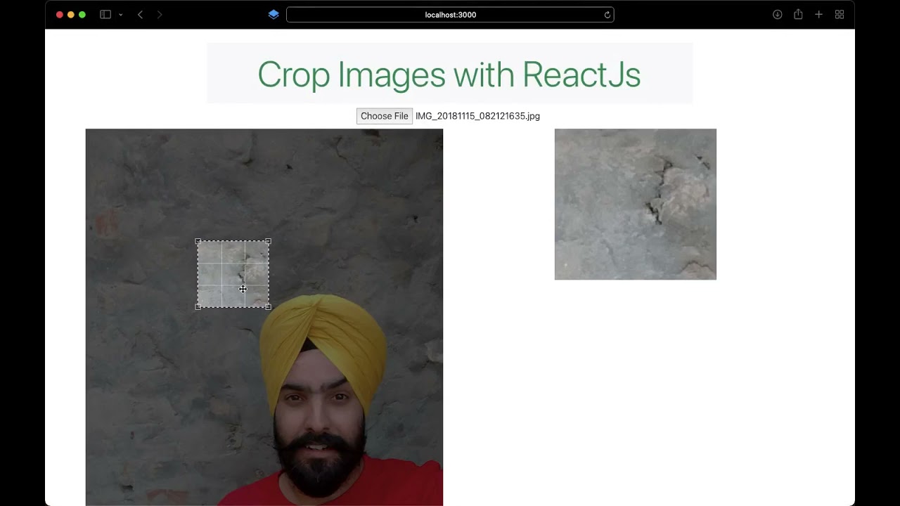 React Js Resize ||  Crop Image Size @EasyCodeSardar