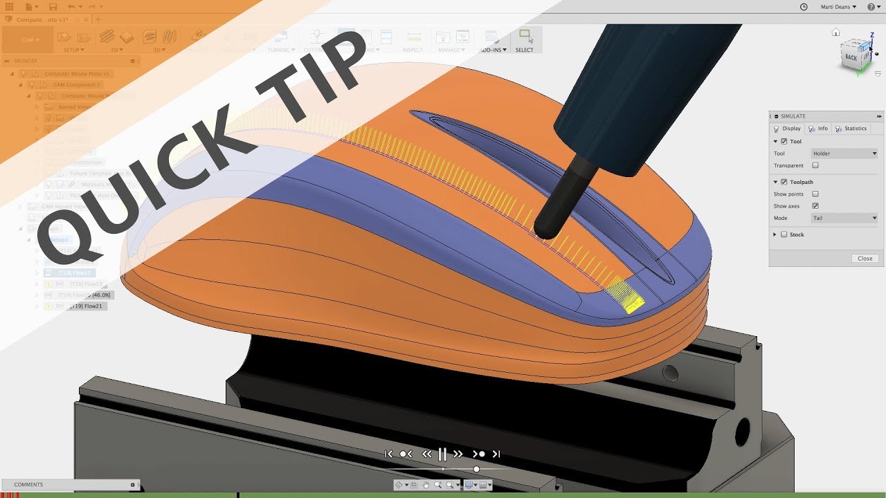 QUICK TIP: Flow Toolpath