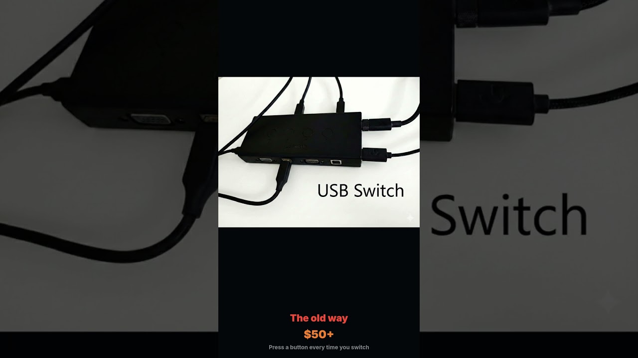 Deskflow - Share One Mouse & Keyboard Across All Your Computers 🖱️ #shorts #coding #devtools