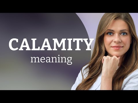 Calamity | meaning of CALAMITY