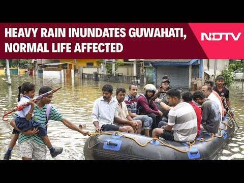 Assam Rain | Heavy Rain Inundates Guwahati, Normal Life Affected