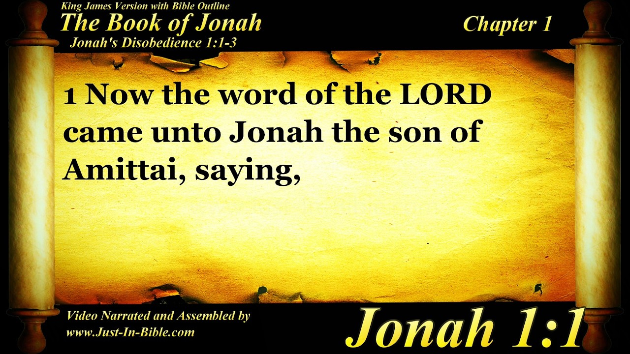 Jonah Chapter 1 - Bible Book 32 - Holy Bible Audio Text - King James Read Along Bible