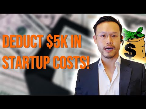 $5,000 in Business Startup Cost Deduction | Small Business Tax Tips #startup #taxdeductions