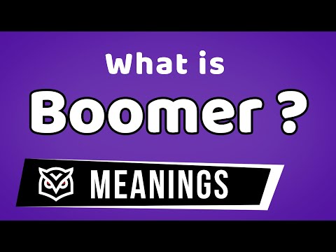 What is Boomer slang? | Boomer Meanings