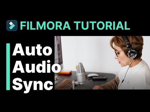 Auto Audio Sync Filmora Tutorial