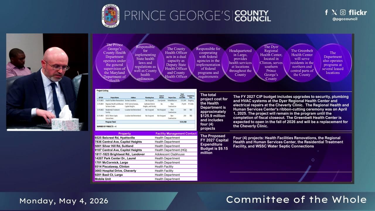 Committee of the Whole (May 4, 2026)