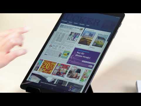 Ein Genereller Überblick über die NOZ E-Paper App auf einem Android Gerät