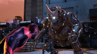 TASM Miles Morales VS Rhino in MM at Marvel’s Spider-Man Remastered ...