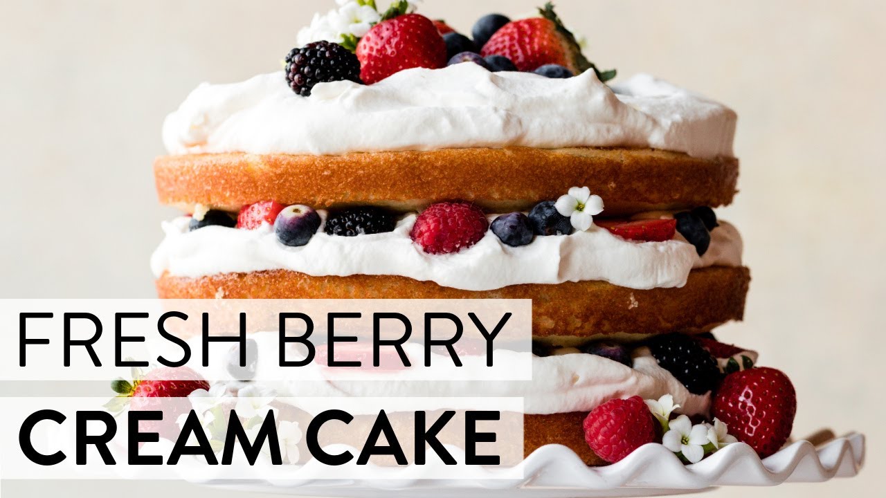 Fresh Berry Cream Cake  | Sally's Baking