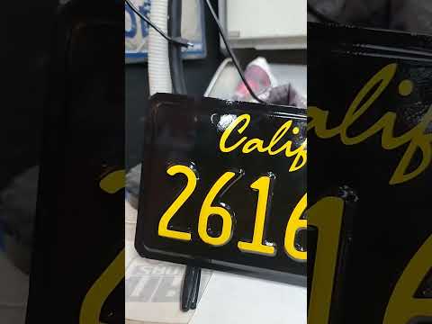 Black out plate  wrap  for the garage