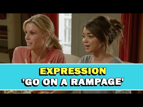 Expression 'Go On A Rampage' Meaning