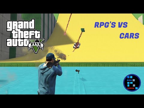 GTA V | Bowling Rpg's Vs Cars Fun Gameplay