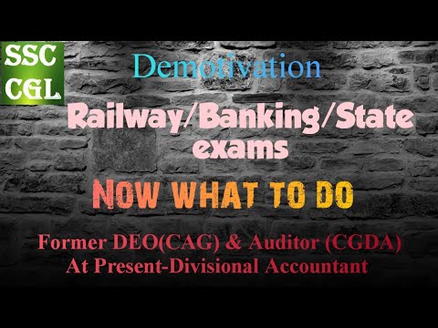 SSC CGL demotivation/ what to do in this cut throat competition/SSC CGL 2024/railway/banking