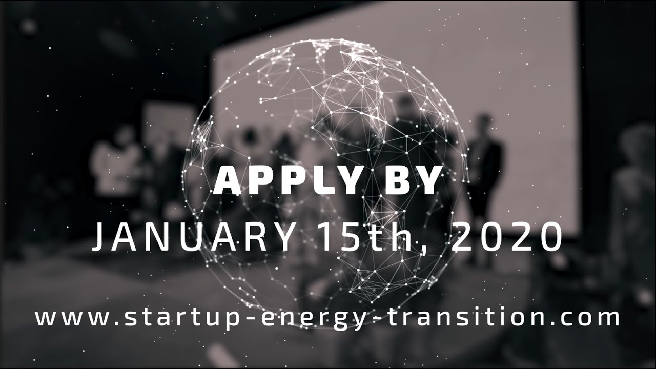 Start Up Energy Transition Award 2020 - Official Trailer
