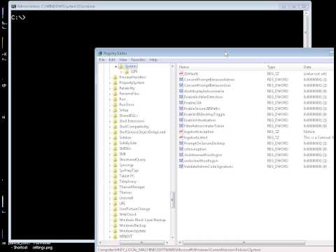 Scripting Disable UAC
