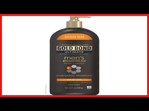 Great product - Gold Bond Ultimate Men's Essentials Hydrating Lotion, Everyday Moisture for Dry Ski