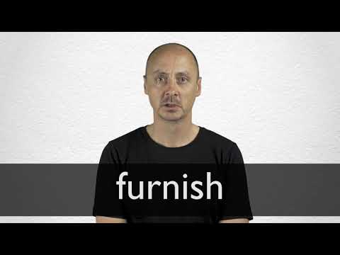 FURNISH definition in American English | Collins English Dictionary