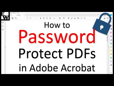 How to Password Protect PDFs in Adobe Acrobat (PC & Mac)