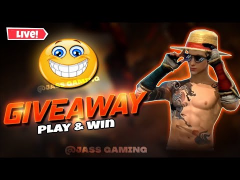 Free Fire Live Giveaway | Play and Win | redeem code giveaway | Jass gaming