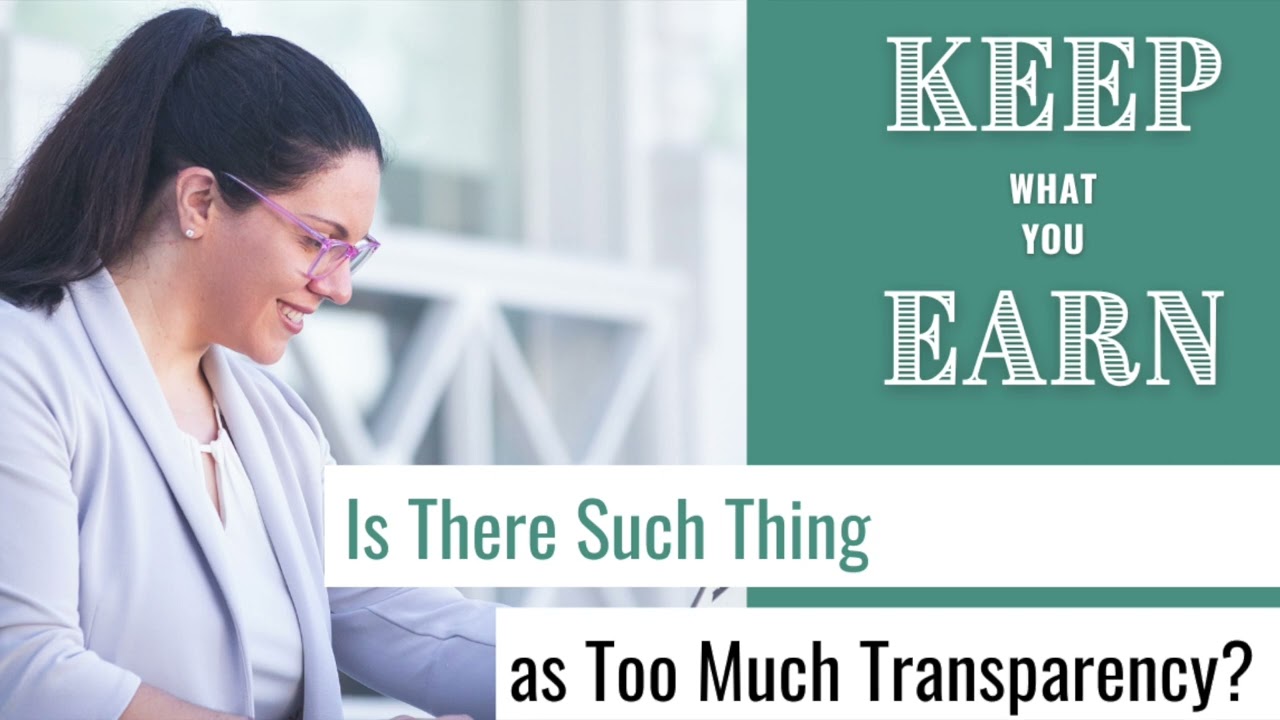 Is There Such Thing as Too Much Transparency?