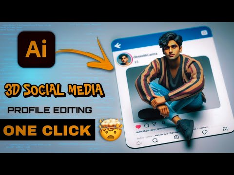 Trending 3D AI Social Media Profile Name Photo Editing | bing image creator tutorial | Bing Ai Image