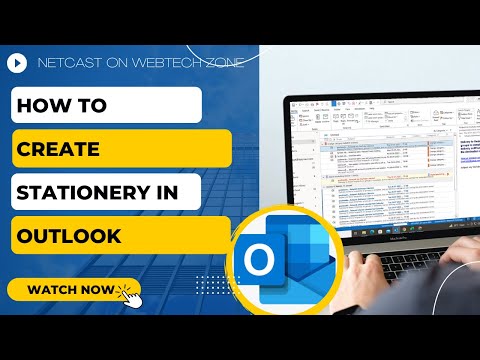 How to Create Stationery in Outlook | Save an Outlook Email as a Stationary