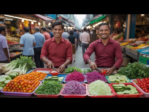 AMAZING SPEED! NINJA OF PAKISTANINSANE VEGETABLE CUTTING SKILLSMOST AMAZING STREET FOOD VIDEOS