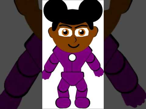 AMANDA TURNS INTO IRON GIRL (AMANDA THE ADVENTURER ANIMATION)