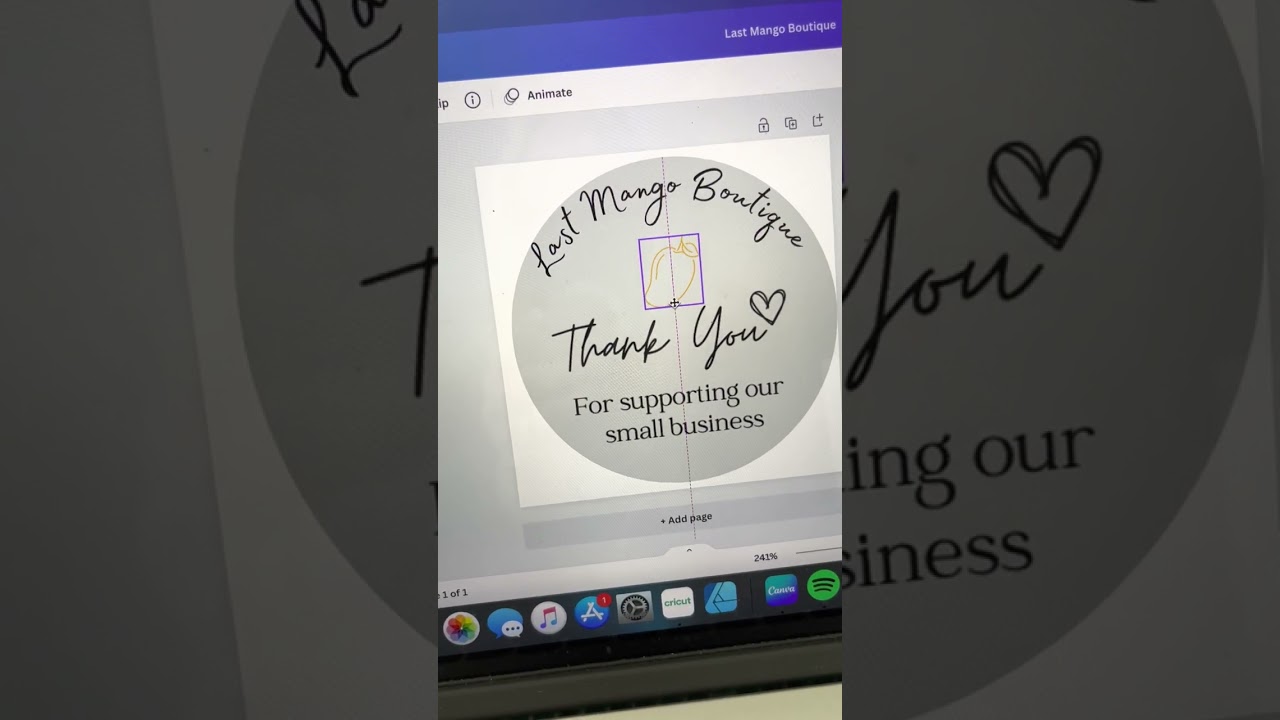 Making a round sticker - Munbyn label maker, with Canva and shipping cart reveal