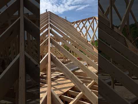 Hip & Valley Rafters #framing #construction #work #building #carpentry