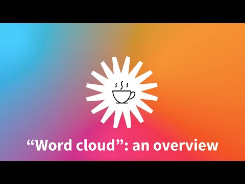 Flourish “Tea Breaks”: Introduction to the “Word cloud” template