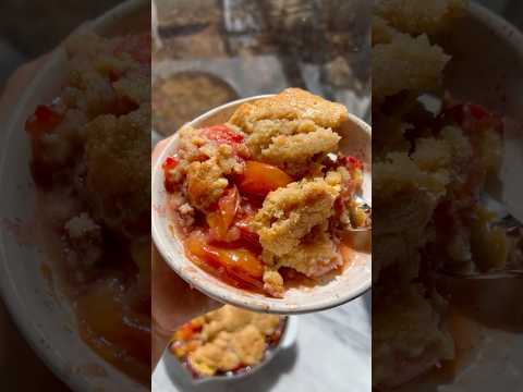 Fresh Peach Cobbler!