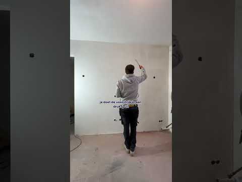 How to voorstrijken/primeren van gestucte wanden!