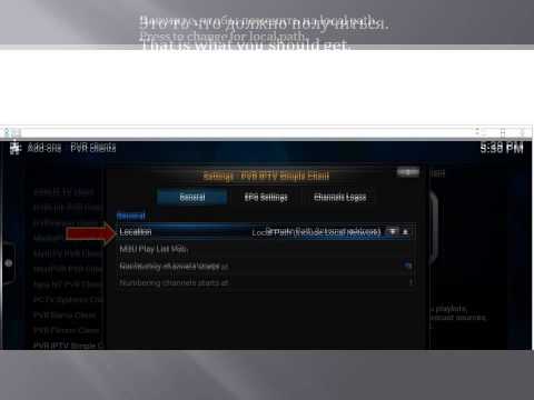 How to set up m3u playlist file in IPTV Simple add-on on Kodi.