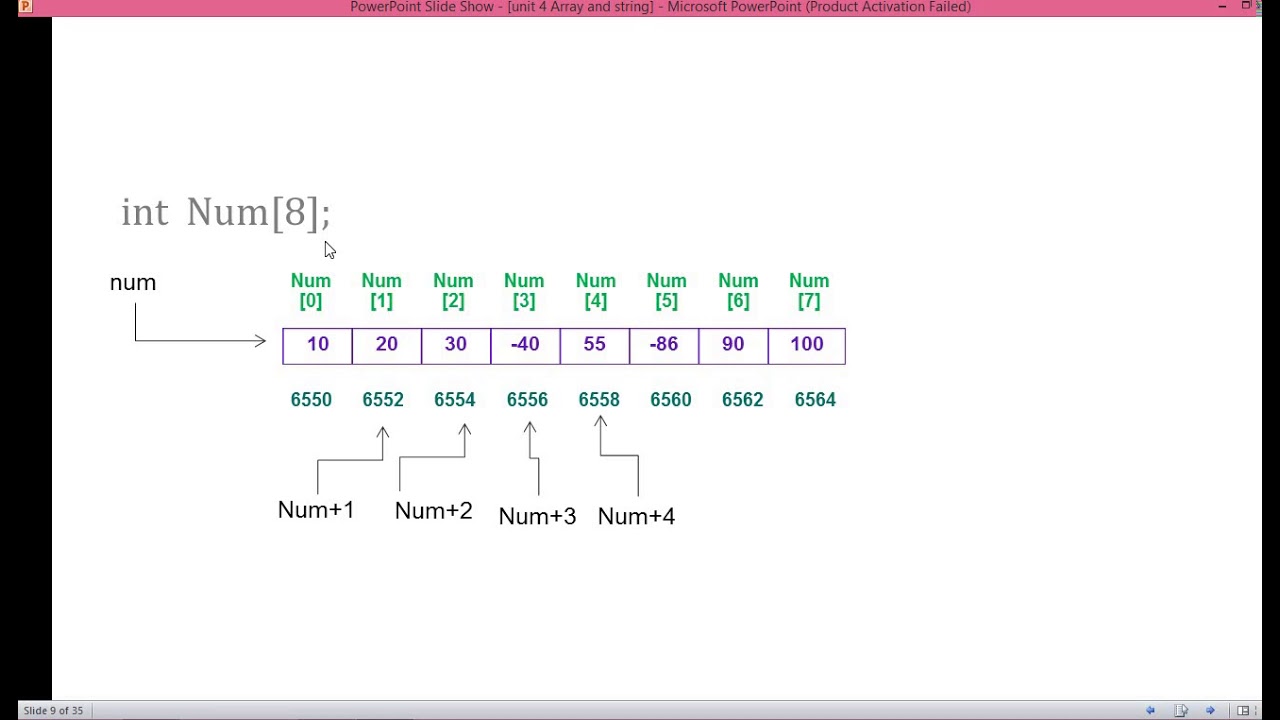 42. How to Access an Array Elements Using Pointer in C ?