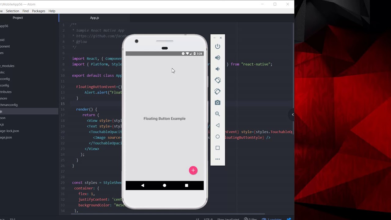 React Native Floating Action Button