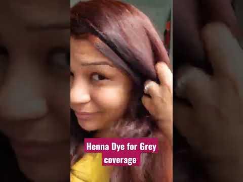 Natural Hair color Henna For hair #naturalhaircolor #henna #haircoloring #hennavideos
