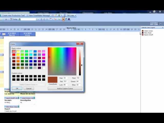 TimeMaker Matrix Lesson 9 - Load Leveling Part 2 (Calendar)