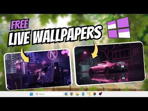 How to Get LIVE 4k Animated Wallpaper on Windows 10/11 FREE